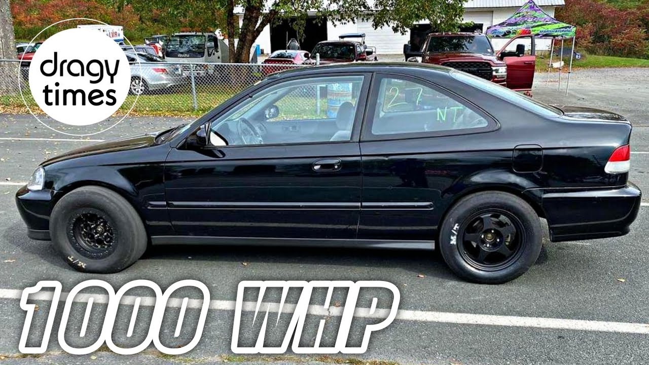 1000 WHP Honda Civic K24 Turbo AWD | Acceleration from 100-200 Km/h ...