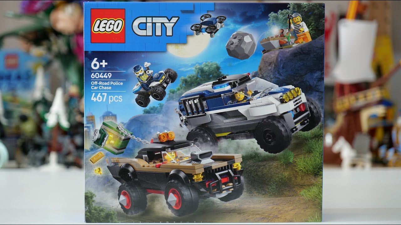 Lego City 60449 offroad police car chase lego speed build review | Toy ...