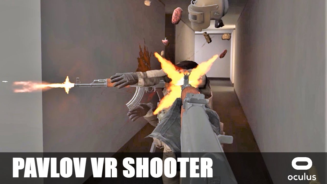 Pavlov VR FPS (Counter-Strike VR) - Rift Racer Goes Shooting! (2 Sensor ...