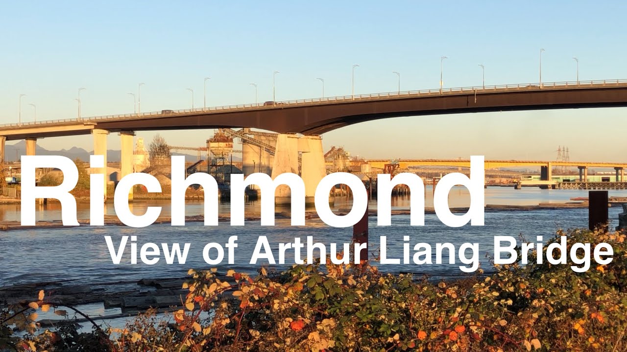 Richmond near McArthur Glen Outlet | View of Arthur Liang Bridge and ...