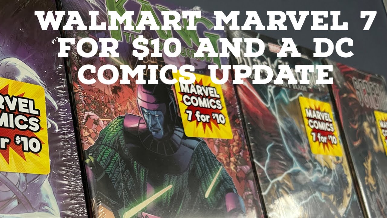Walmart Marvel Comics 7 for $10 - YouTube