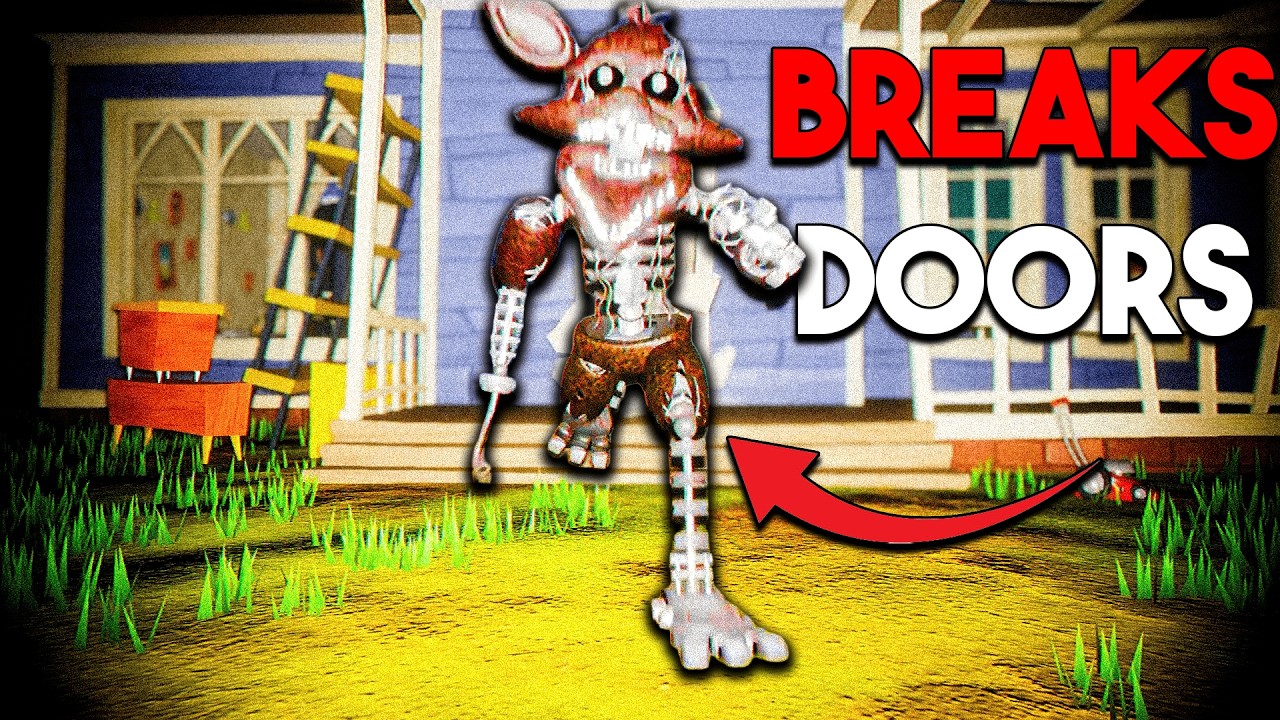This IGNITED FOXY Mod Makes Hello Neighbor UNPLAYABLE - YouTube