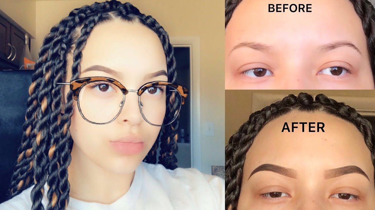 QUICK EASY eyebrow tutorial - YouTube