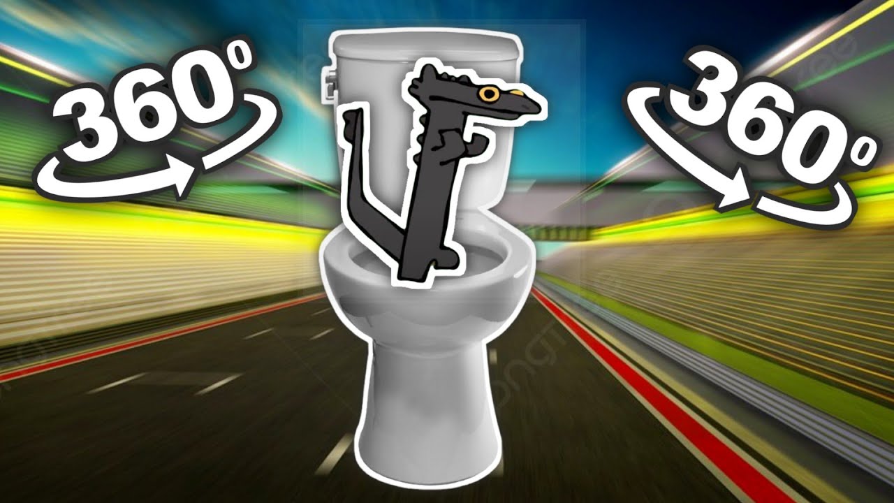Toothless Dragon Dancing Toilet chase you but it's in 360° Video ...