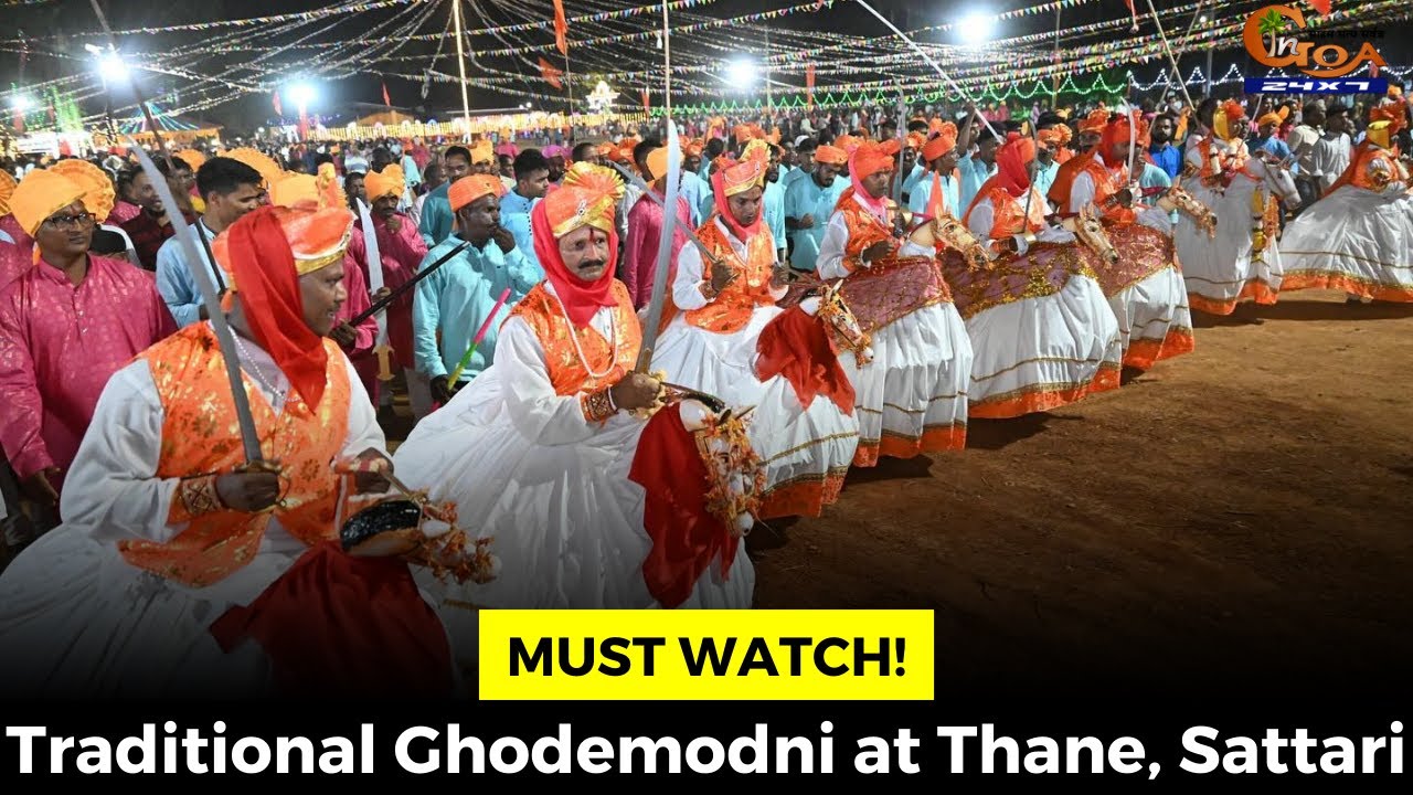 #MustWatch! Traditional Ghodemodni at Thane, Sattari - YouTube