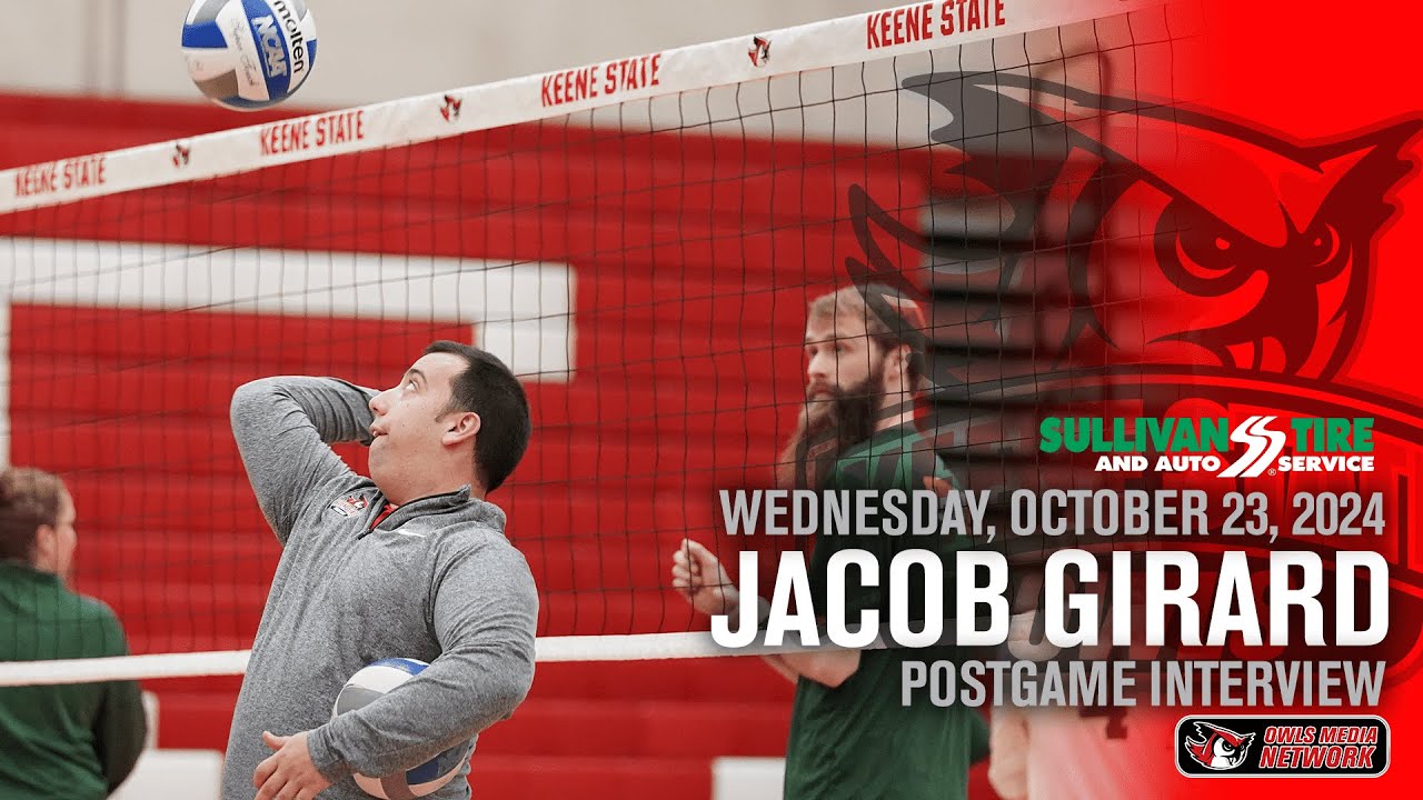 Keene State Women's Volleyball - Jacob Girard Postgame Interview 10/23 ...