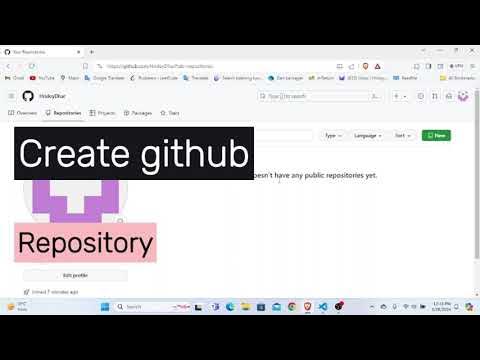 How to create new github repository - YouTube