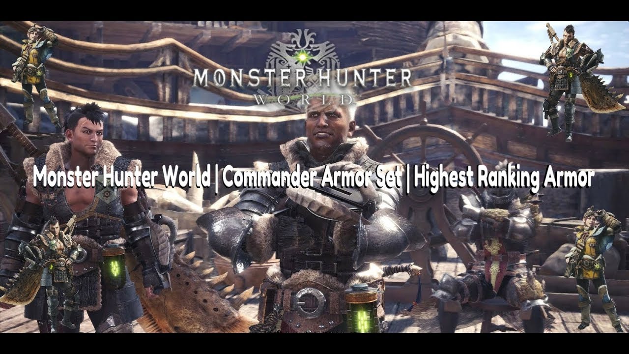 Monster Hunter World | Commission Armor Set | How To Get The Highest ...