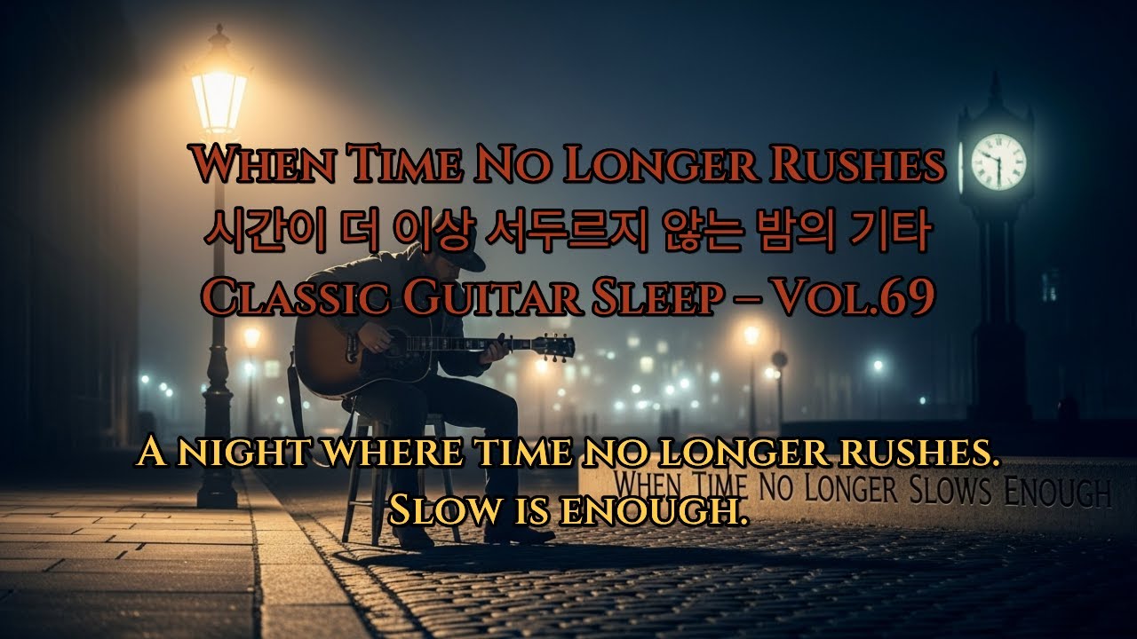 When Time No Longer Rushes Classic Guitar Sleep – Vol.69 시간이 더 이상 서두르지 ...