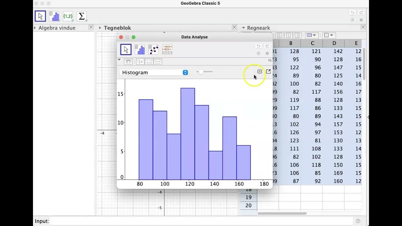 Histogram i Geogebra - YouTube