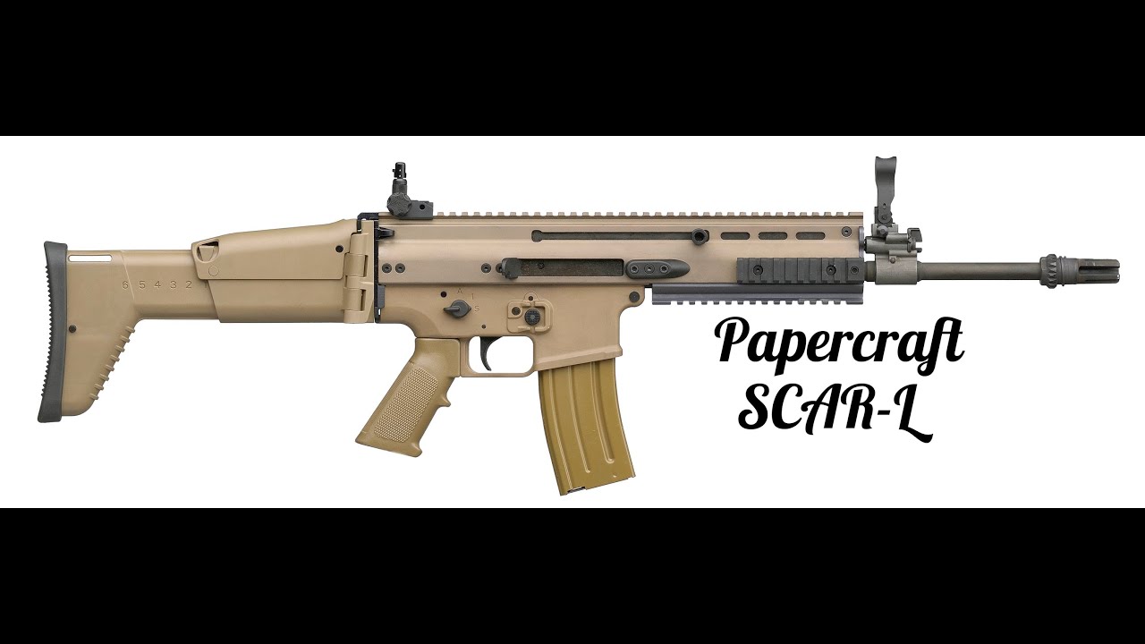 Papercraft SCAR-L - YouTube
