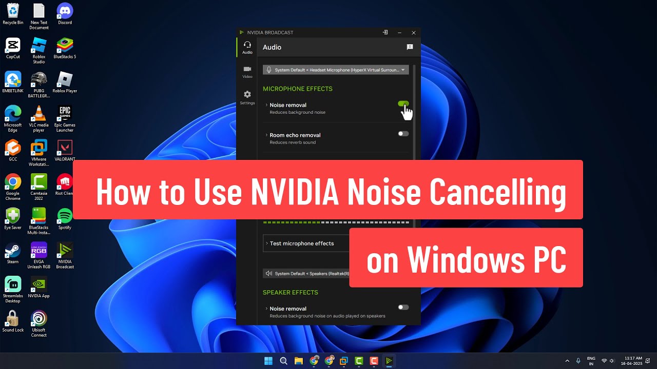 How to Use NVIDIA Noise Cancelling (2025) - YouTube