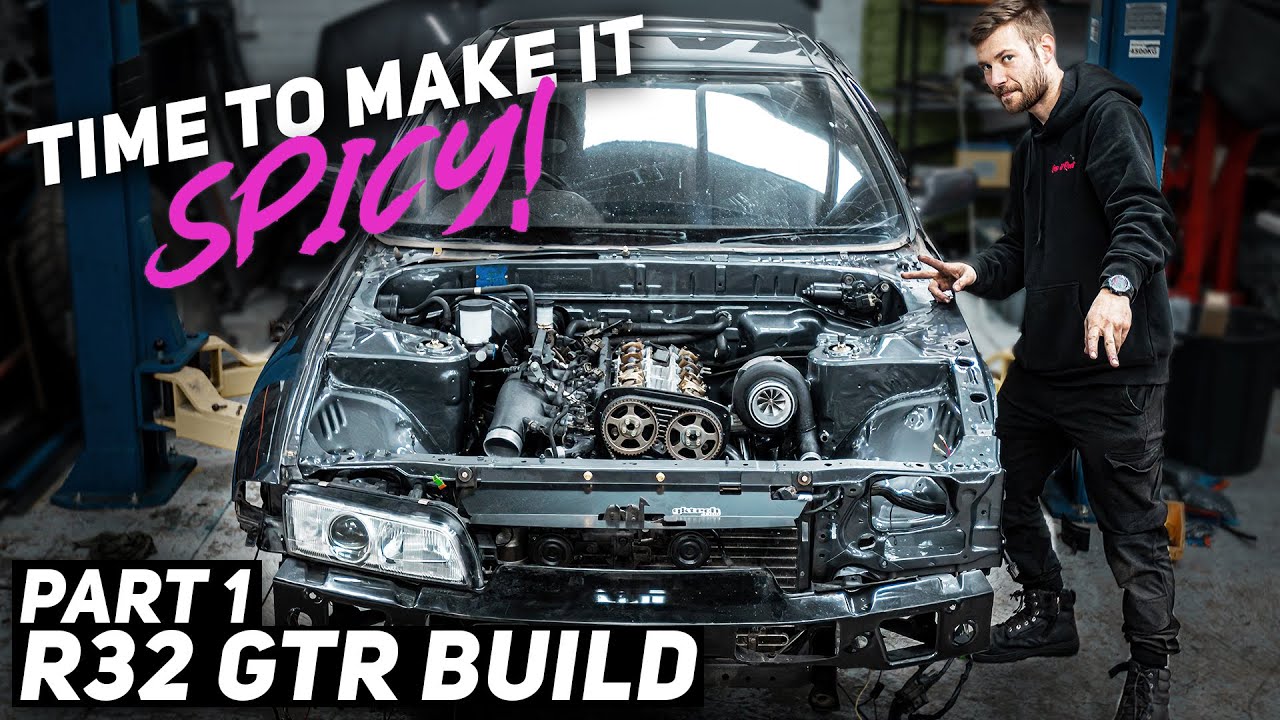 The Build Begins! Full Engine Bay Overhaul - BIG POWER R32 GTR Build ...