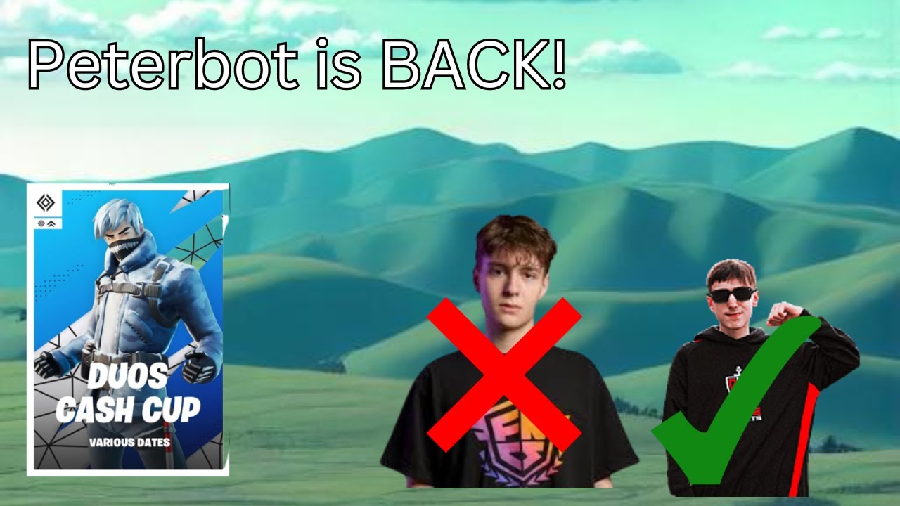 Peterbot is BACK! Duo Cash Cup Review - YouTube