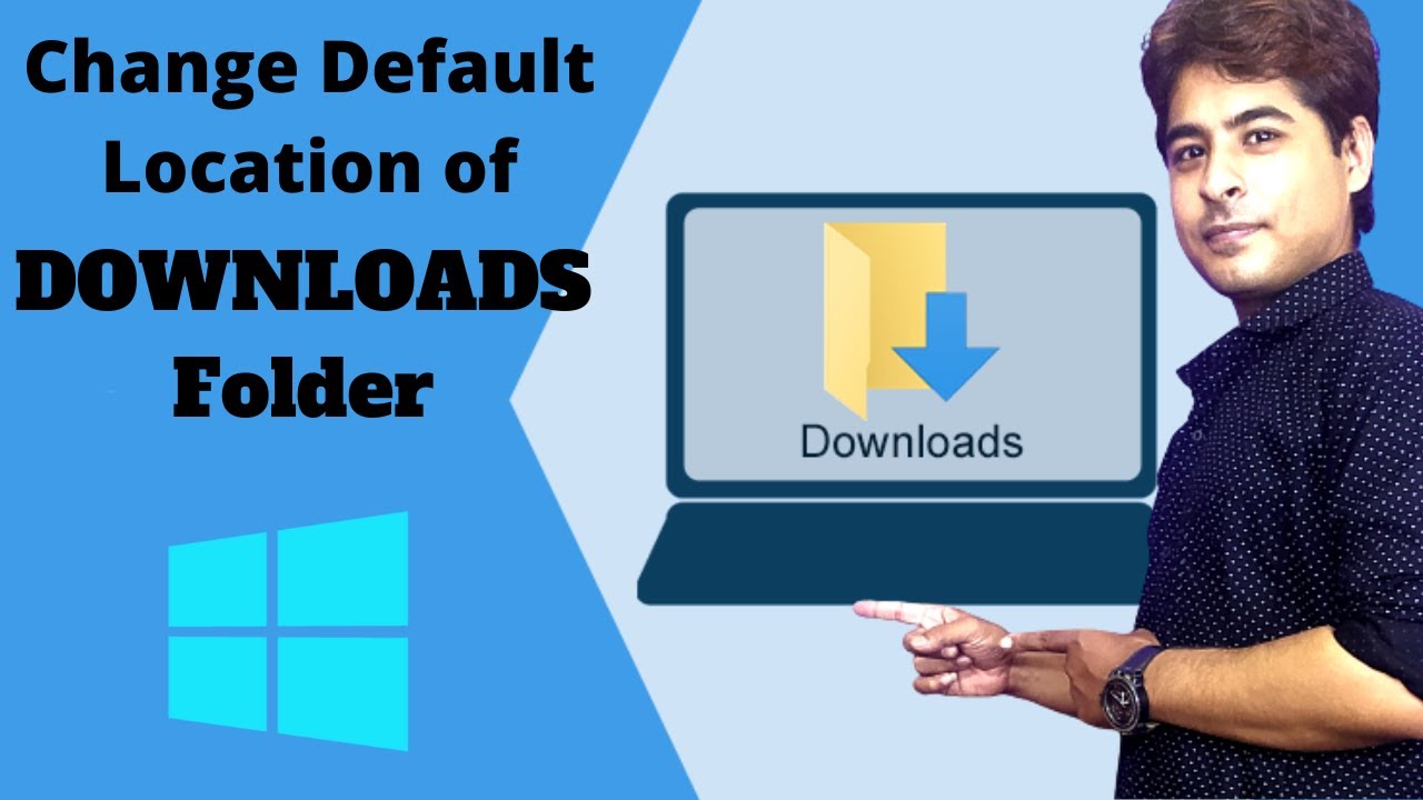 Change Location Of DOWNLOAD Folder YouTube Change Location Of DOWNLOAD Folder YouTube