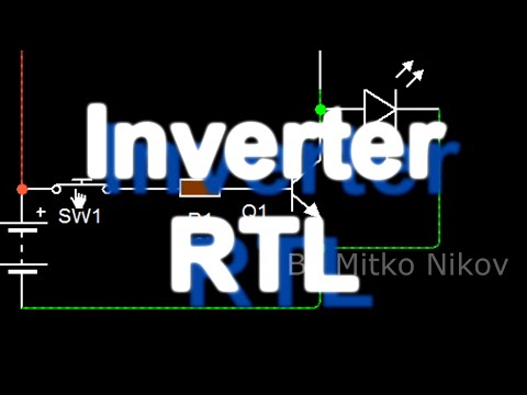 Inverter / NOT Gate using transistors -- Electronics - YouTube