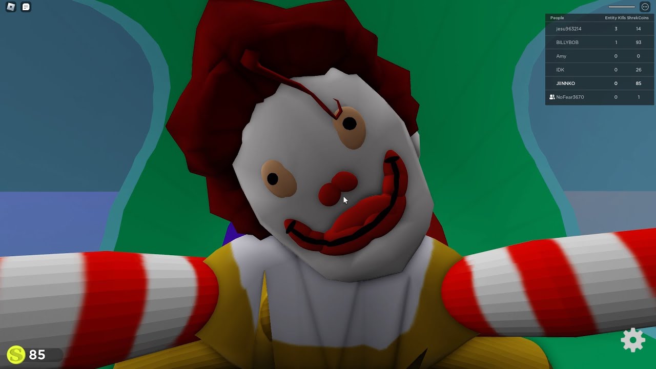 Roblox scary clown times (ronald) - YouTube