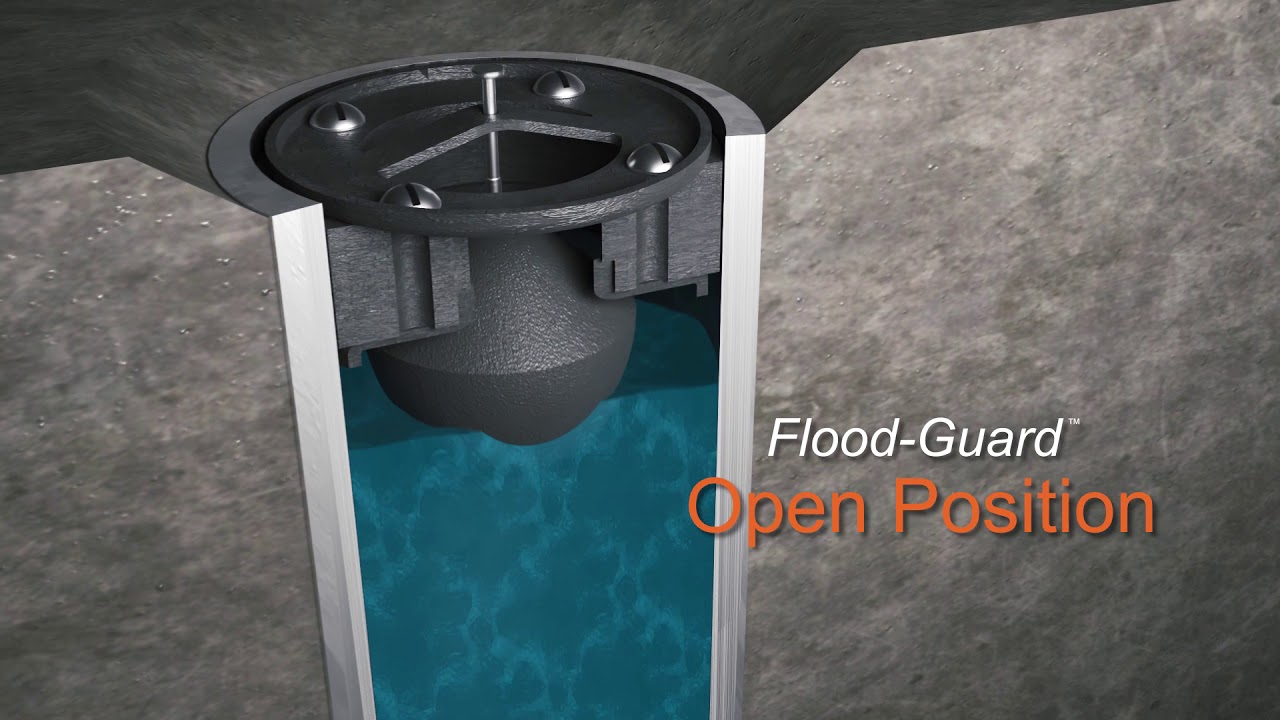 Flood-Guard™ Prevents basement Flooding - YouTube