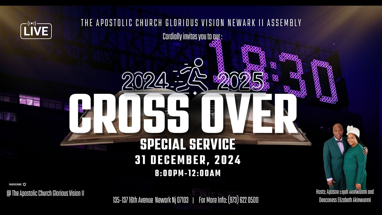 CROSS OVER SPECIAL SERVICE 12/31/2024 - YouTube