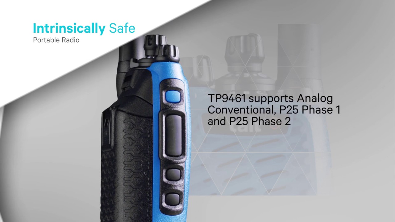 Intrinsically Safe Portable Radio | Tait Communications - YouTube