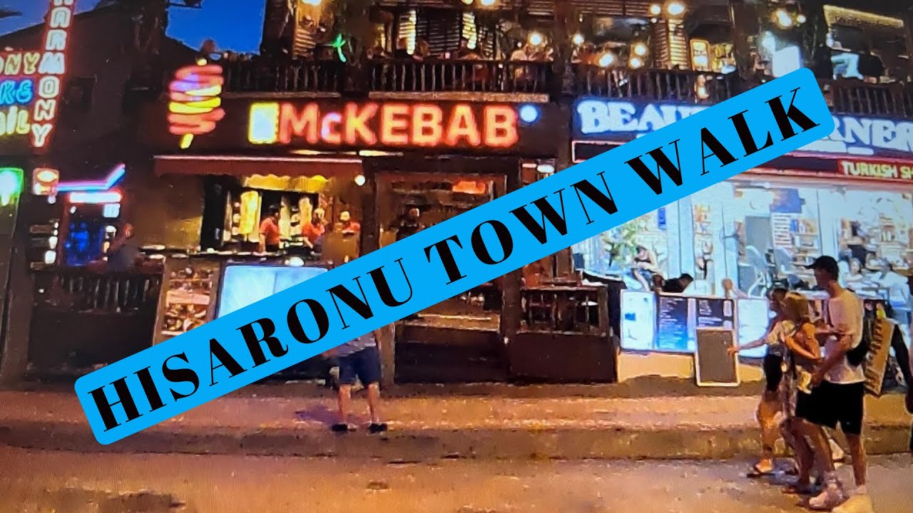 TURKIYE - HISARONU TOWN WALK 2024 - YouTube