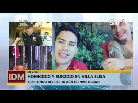 Homicidio y suicidio en Villa Elisa