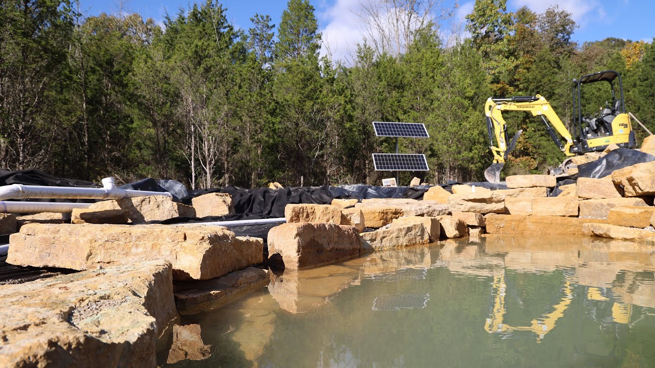 Solar Power Pond Pumps | Natural Swimming Pool Part V - YouTube