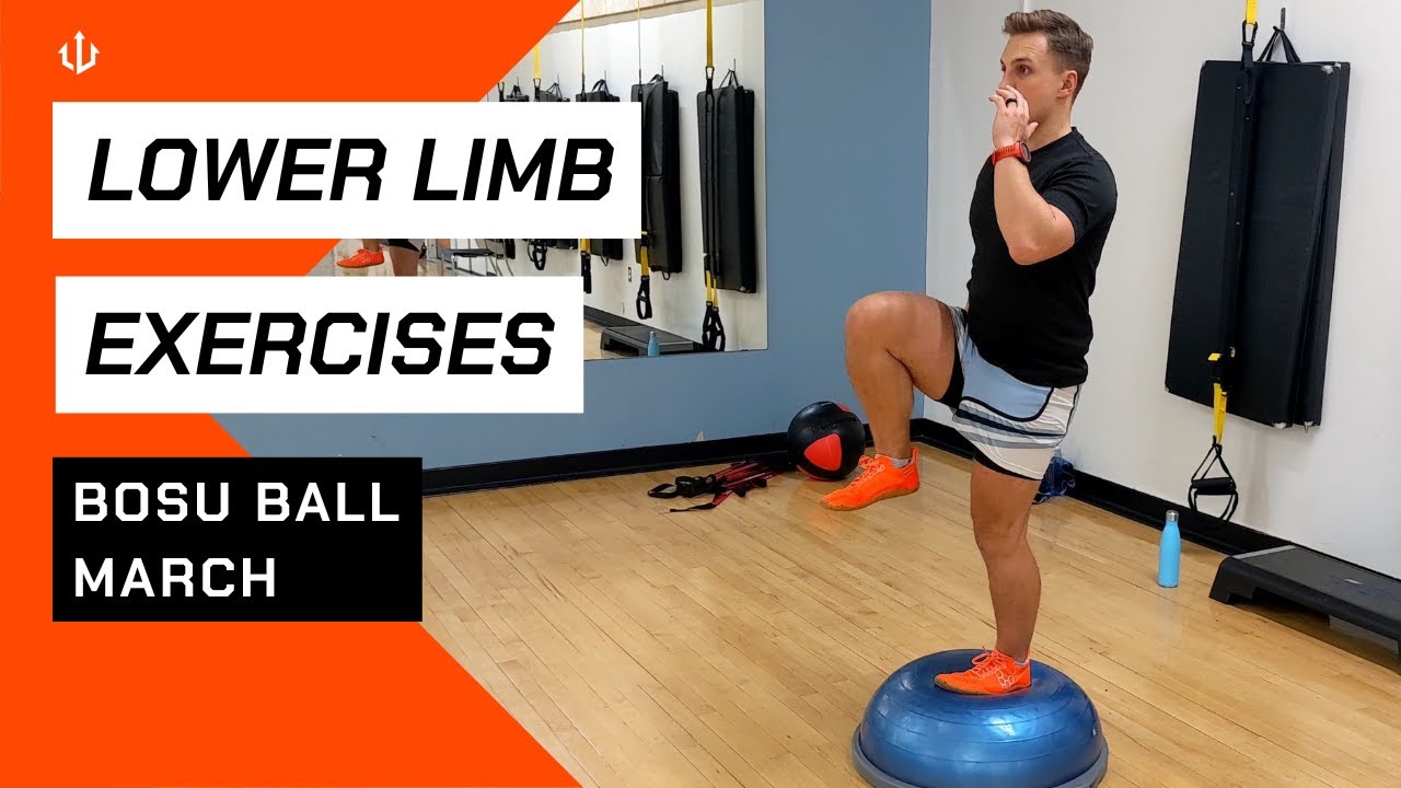 Bosu Ball March // Proprioception Exercise - YouTube