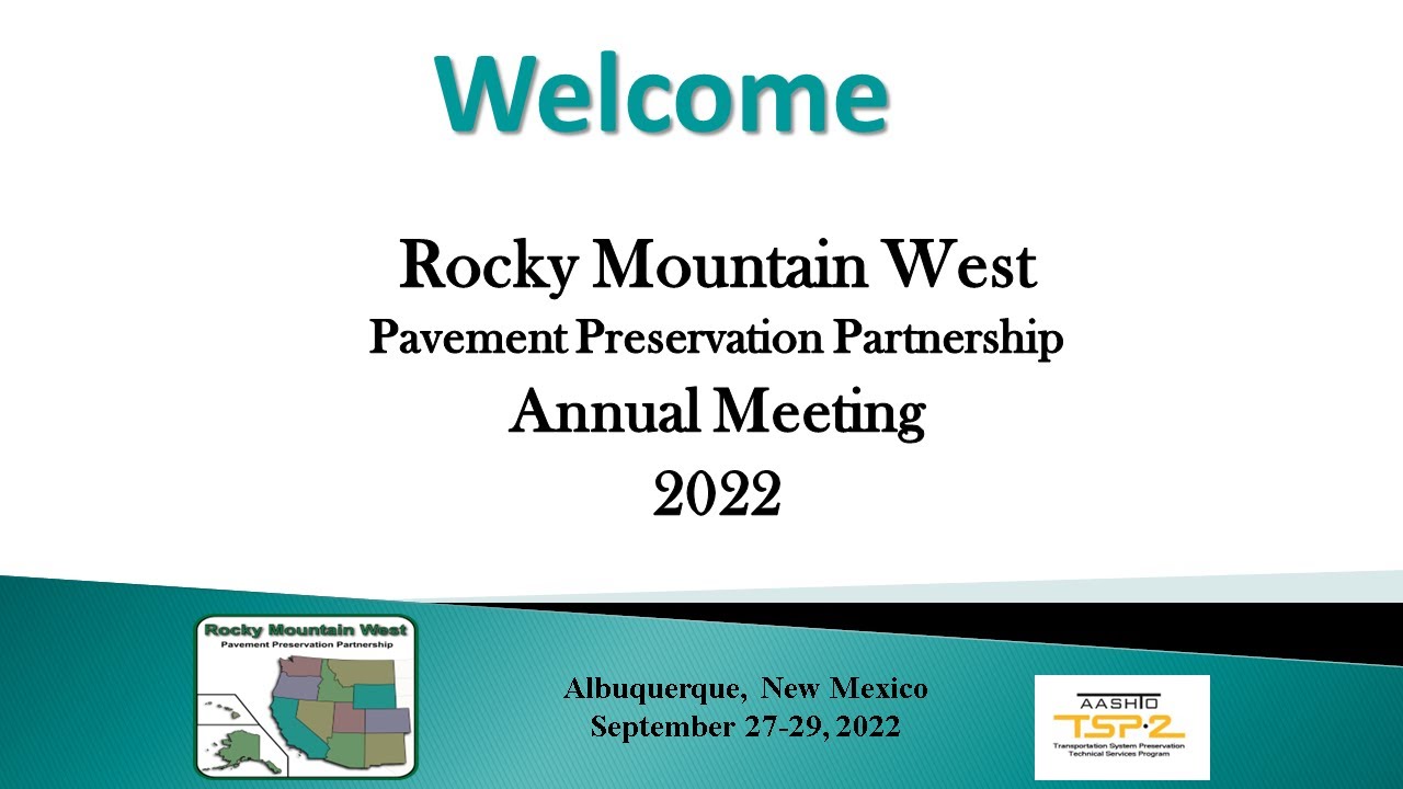 Welcome to New Mexico - Rick Padilla New Mexico DOT - RMWPPP 2022-09-27 ...