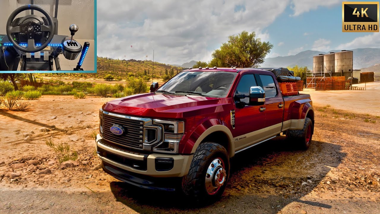 Ford Super Duty F-450 Offroading | Forza Horizon 5 | Thrustmaster T300 ...