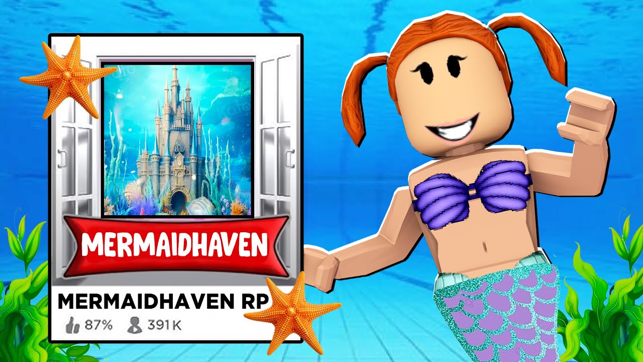 Roblox | Mermaid Family In Brookhaven! - YouTube