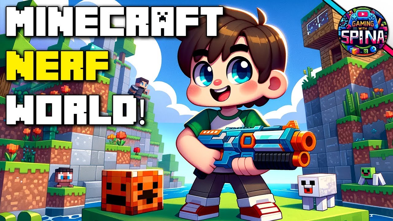 Mastering Parkour & Unlocking New Gear in Minecraft Nerf World! - YouTube