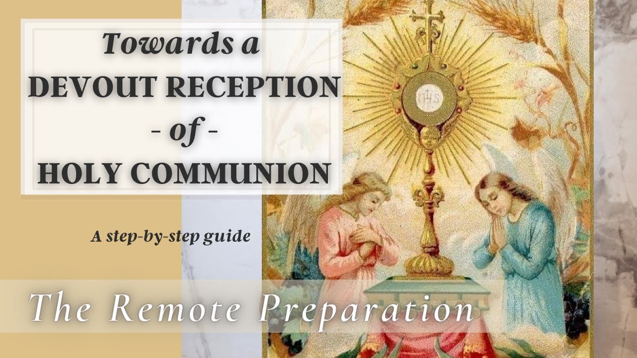Towards a DEVOUT reception of HOLY COMMUNION (step by step guide)- The ...