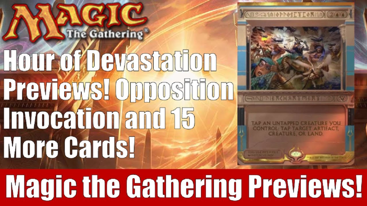 MTG Hour of Devastation Previews: 11 Invocations and 5 New Cards ...
