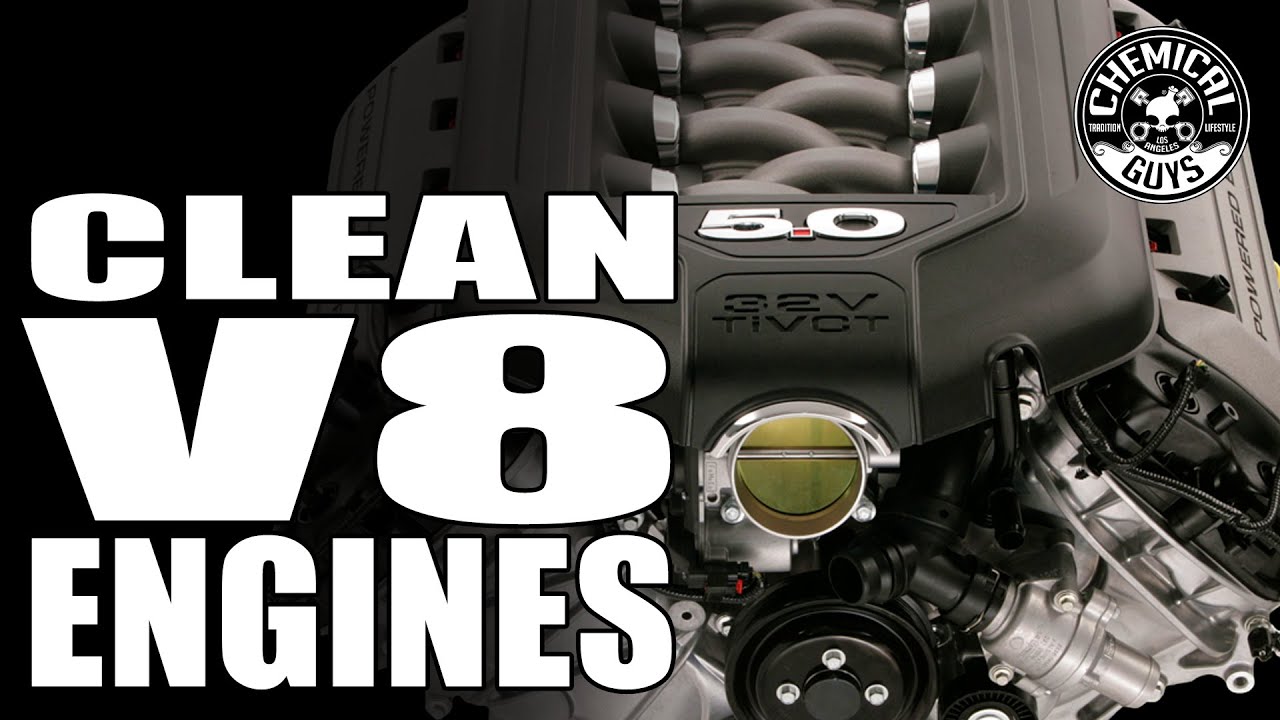 How To Clean A V8 Engine - Chemical Guys Car Care - YouTube
