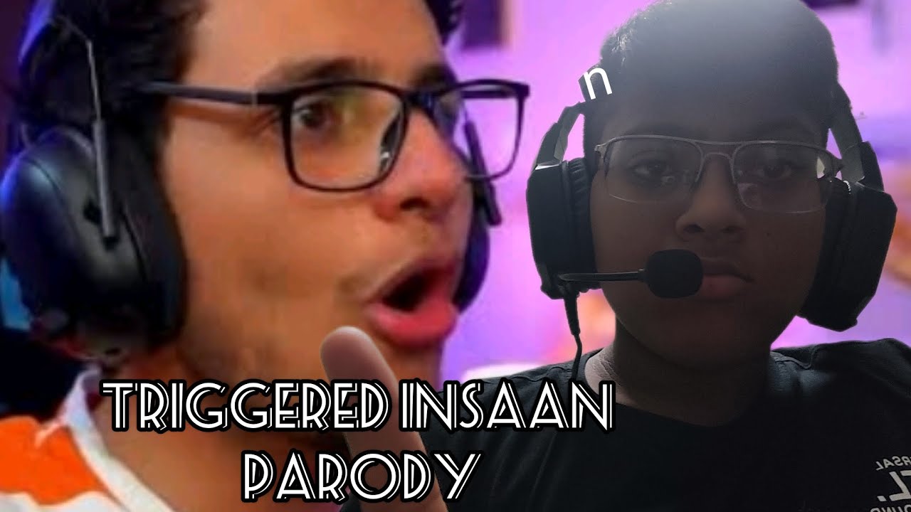 triggered insaan parody| #triggered insaan favourite gamer - YouTube