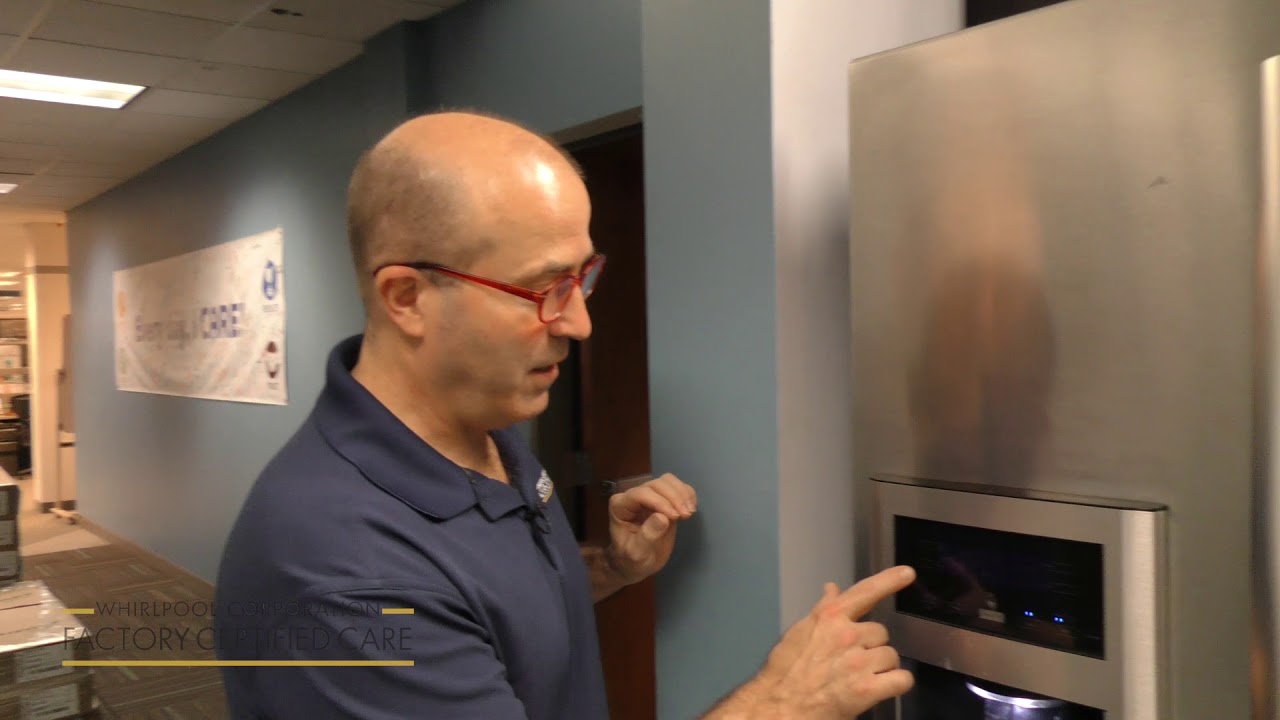 Refrigerator Touch Control - YouTube