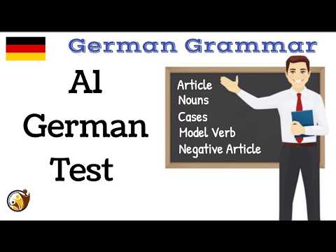 A1 German Test | A1 German Grammar Test | German Quiz | German MCQ ...