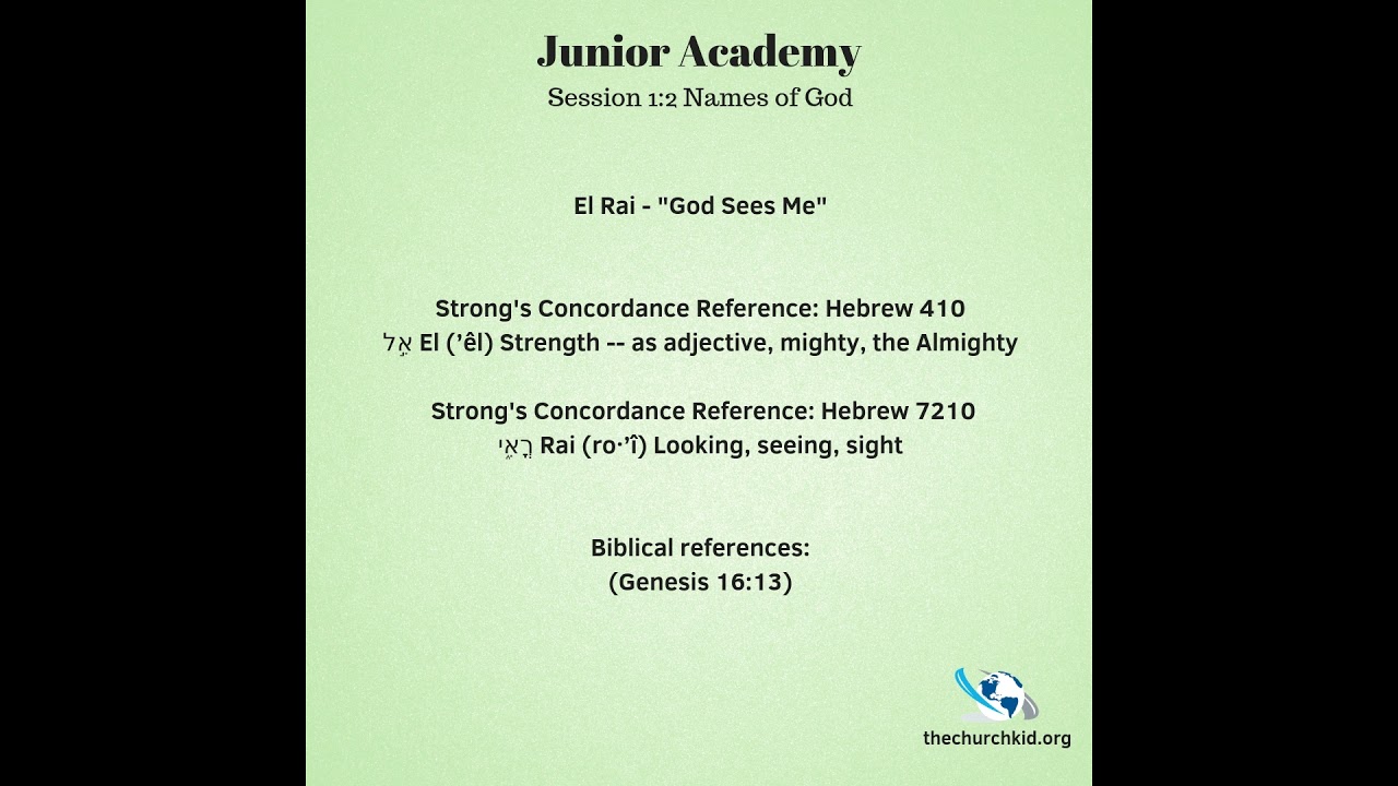 JR S1 El Rai Names Of God YouTube jr-s1-el-rai-names-of-god-youtube