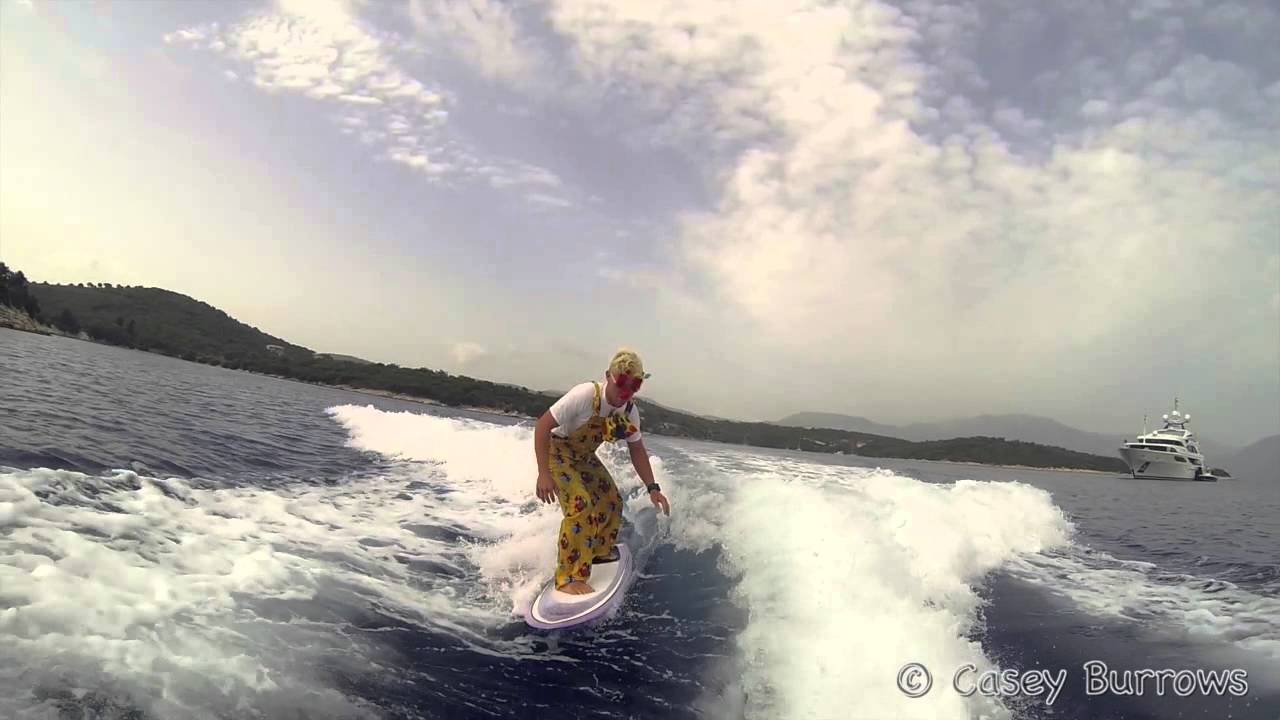 Surfing Clowns - YouTube