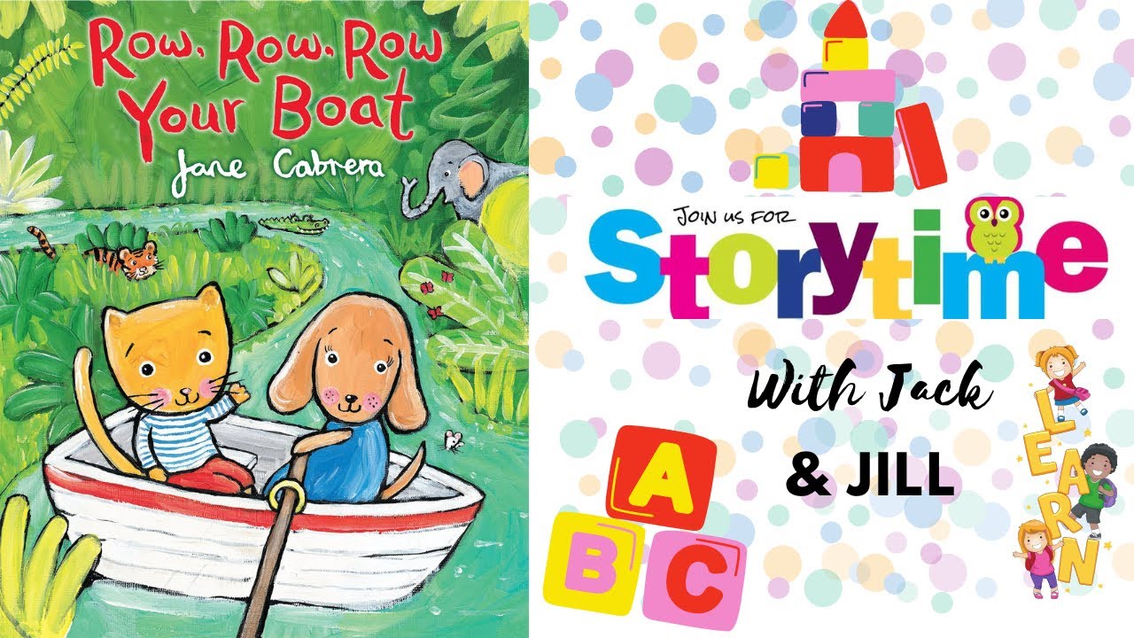 🐰 Kids Book Read Aloud: Row, Row, Row Your Boat by Jane Caberas - YouTube
