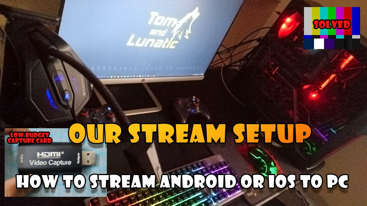 Our Stream Setup | How to Stream iOS or android to PC in Tamil | Tom ...