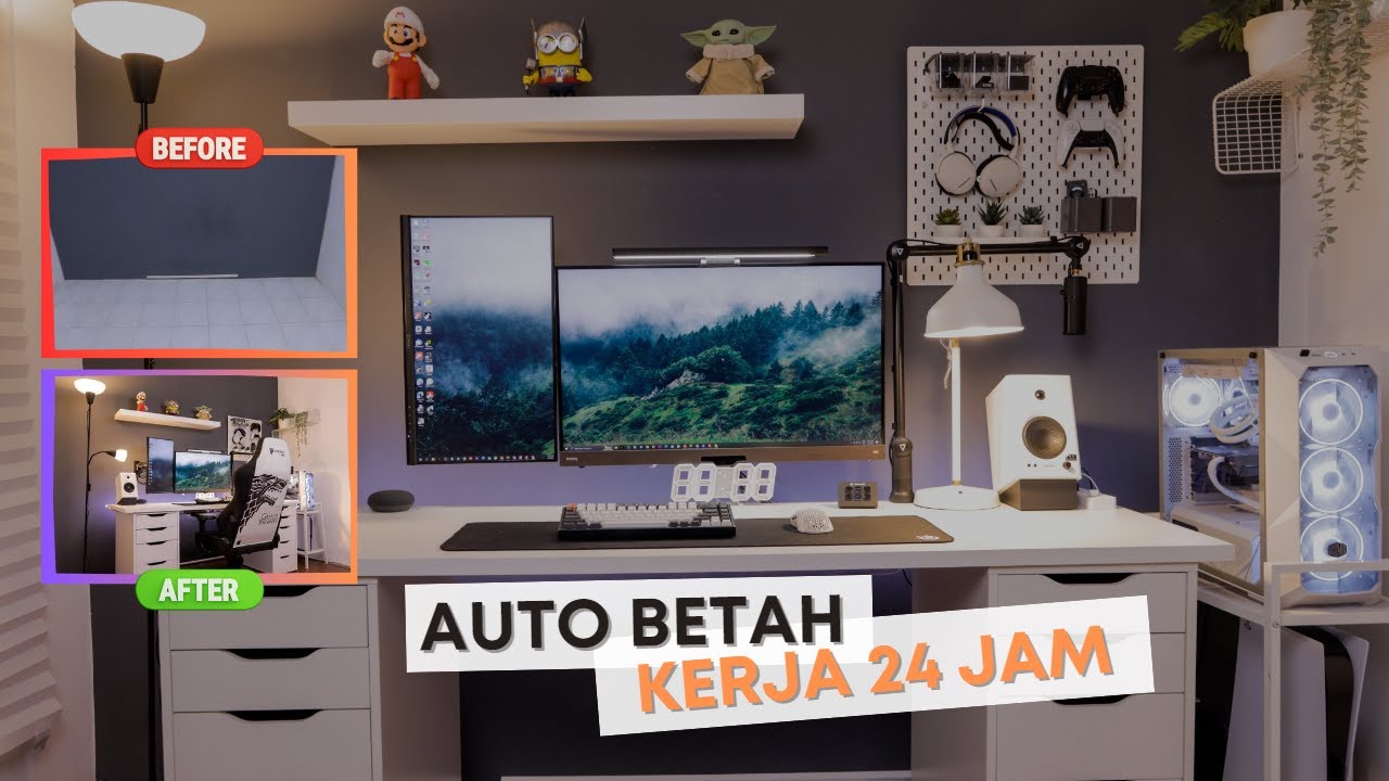 Make Over Ruang Kerja Di Rumah dari 0 - YouTube