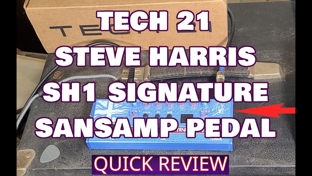 Tech 21 Steve Harris SH1 Signature SansAmp Pedal - YouTube