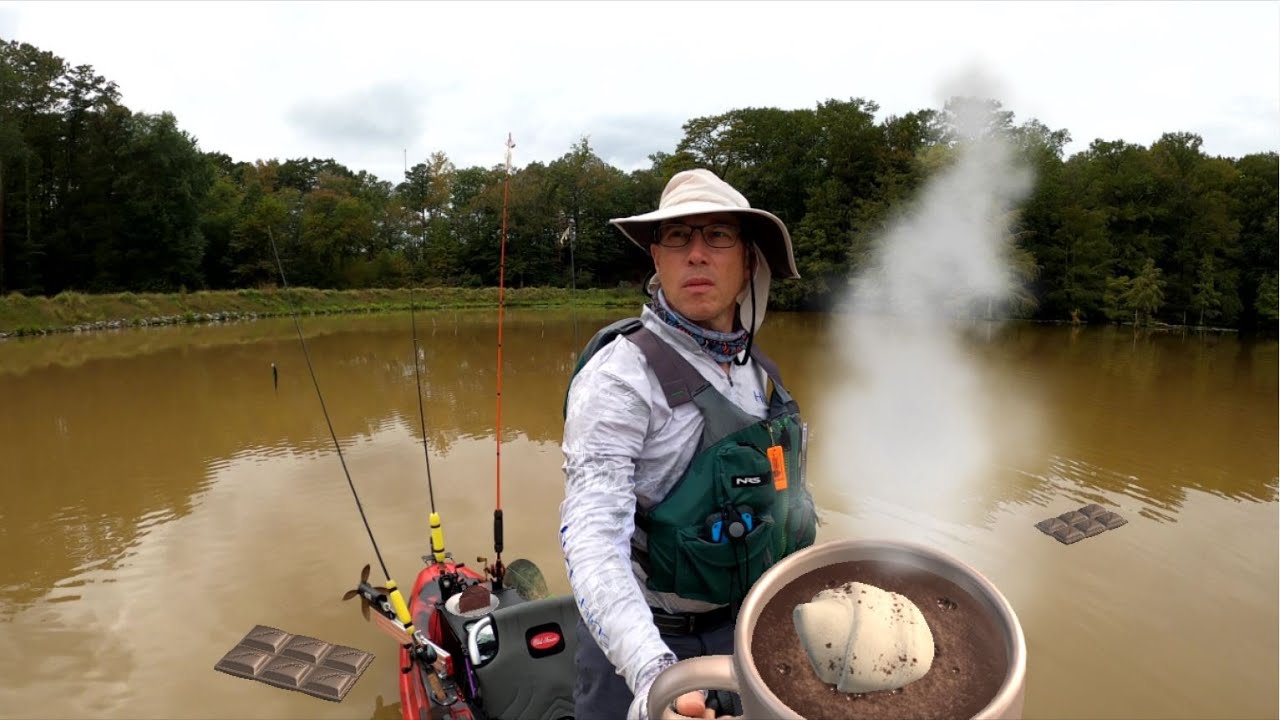 BASS FISHING IN CHOCOLATE MILK! LUCKY TO HAVE CAUGHT ANYTHING! - YouTube