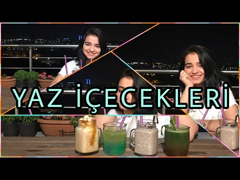 SOĞUK YAZ İÇECEKLERİ | Starbucks Frappuccino - Limonata - Milkshake - Nanenata