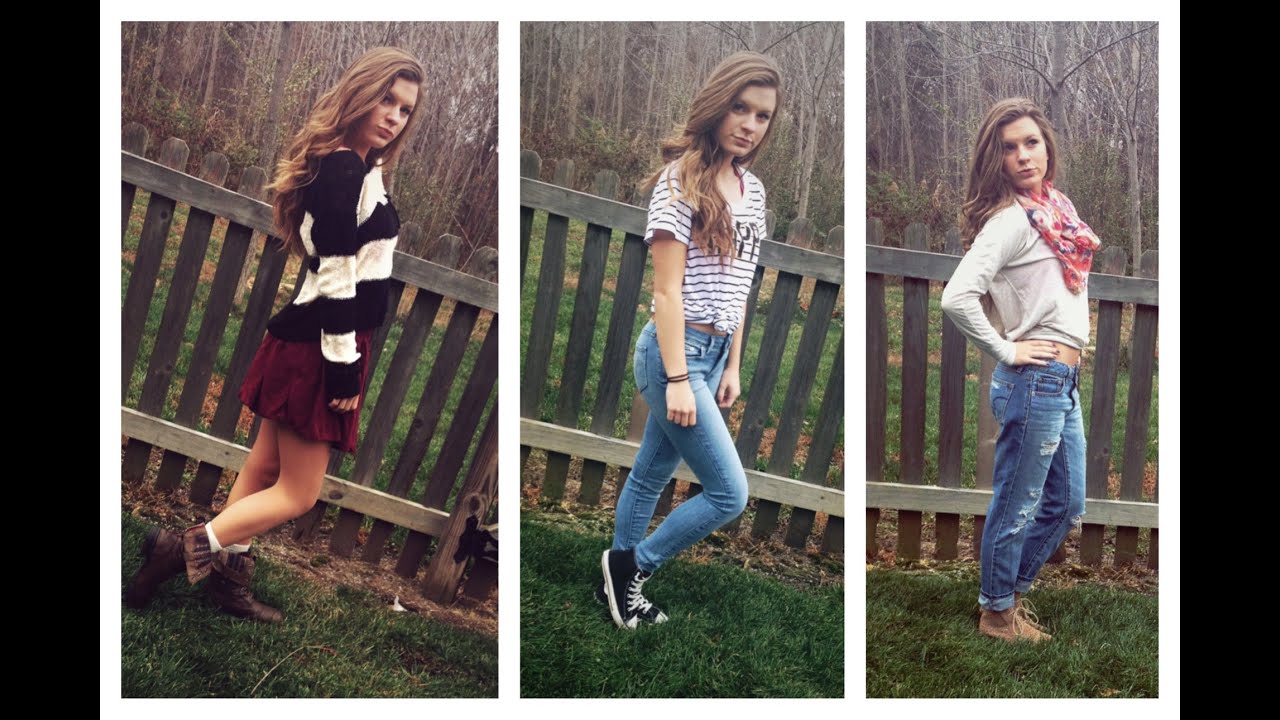 Fall Look Book 🍂 - YouTube