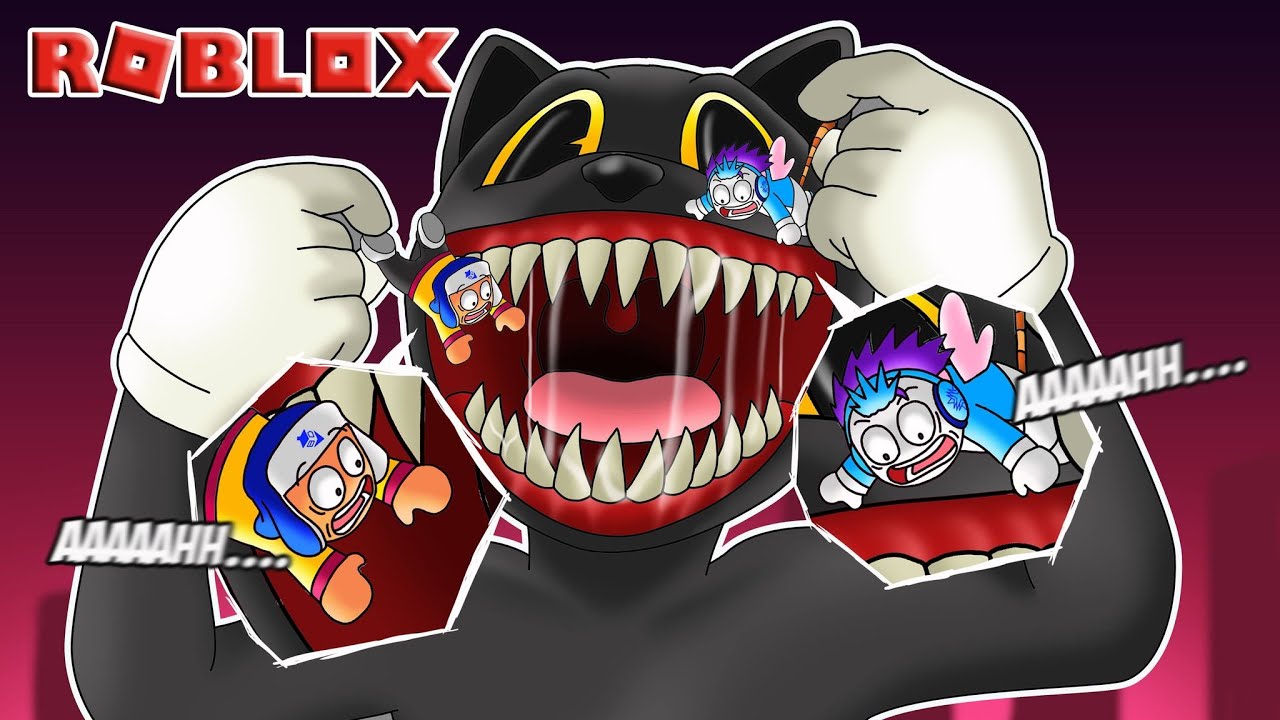 CARTOON CAT TERBESAR YANG PERNAH ADA KITA DIMAKAN HIDUP-HIDUP DI ROBLOX ...