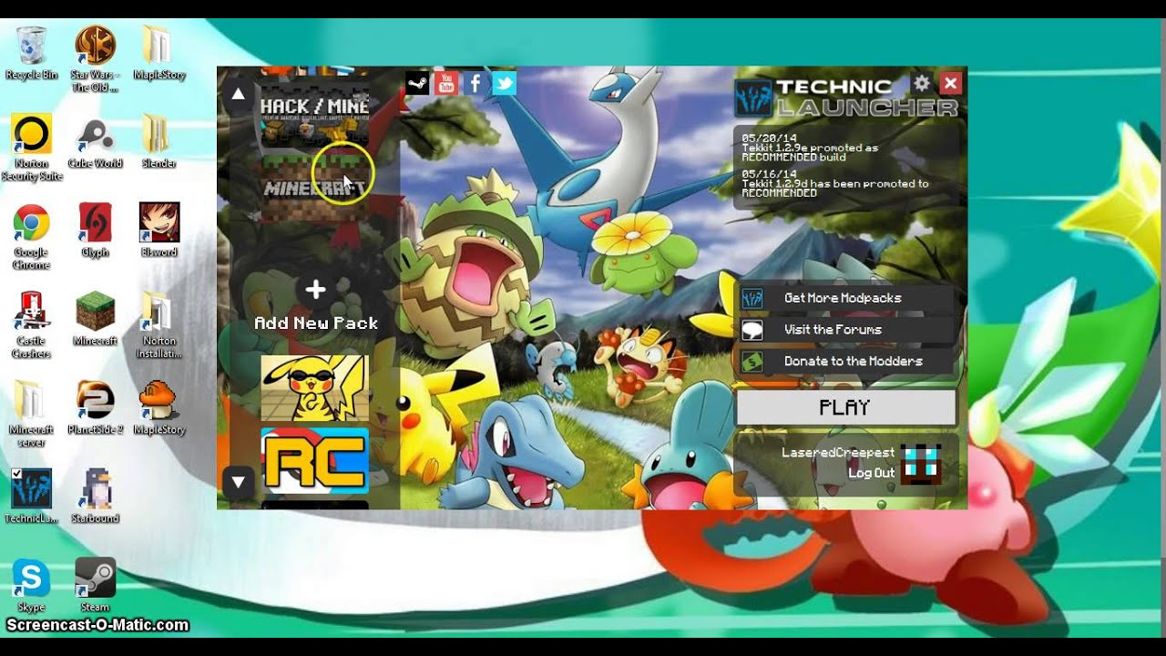 Technic launcher and pack for pixelmon that I use (Tutorial) (Pack is OUTDATED) - YouTube
