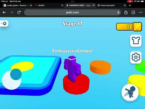 La copia perfecta de un obby de roblox gratis en poki xd - YouTube